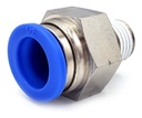 5 Pz De Conector/racor Rápido Neumático Recto 1/4 Npt X 1/2 | Instrutek